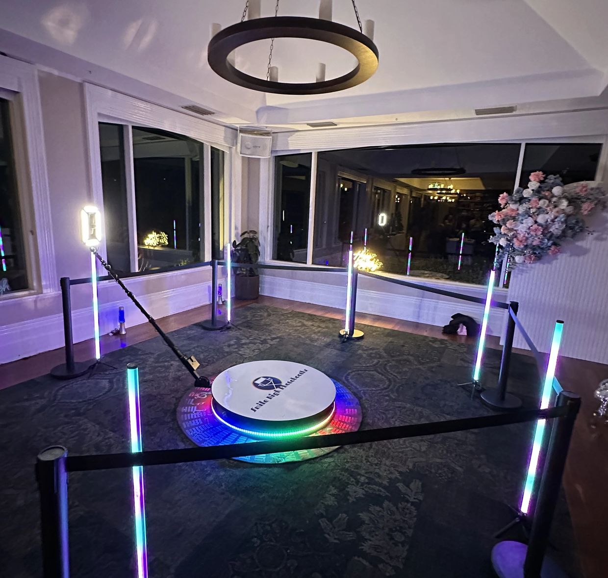 360 Podium Booth Hire